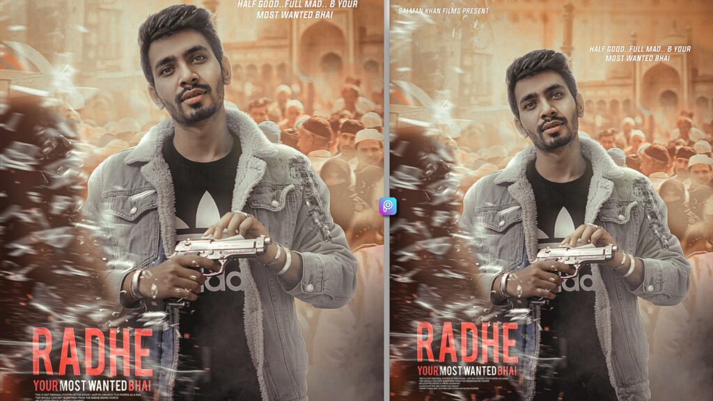 Radhe Movie Poster Editing Background Download