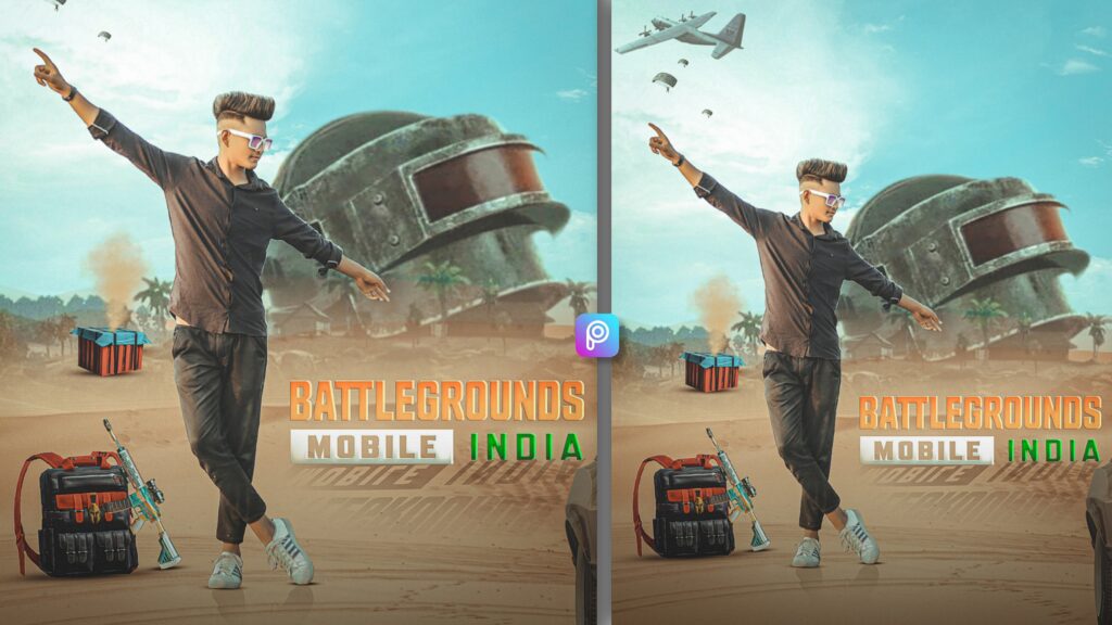 Bgmi editing background || PicsArt Battleground mobile india