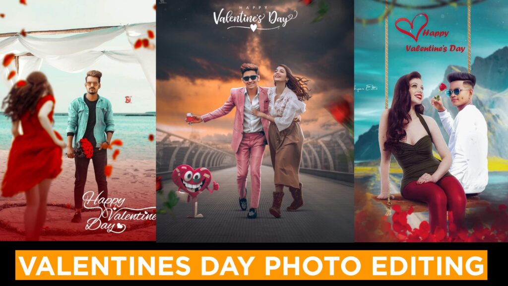 Happy valentine day background | Valentines day editing background free