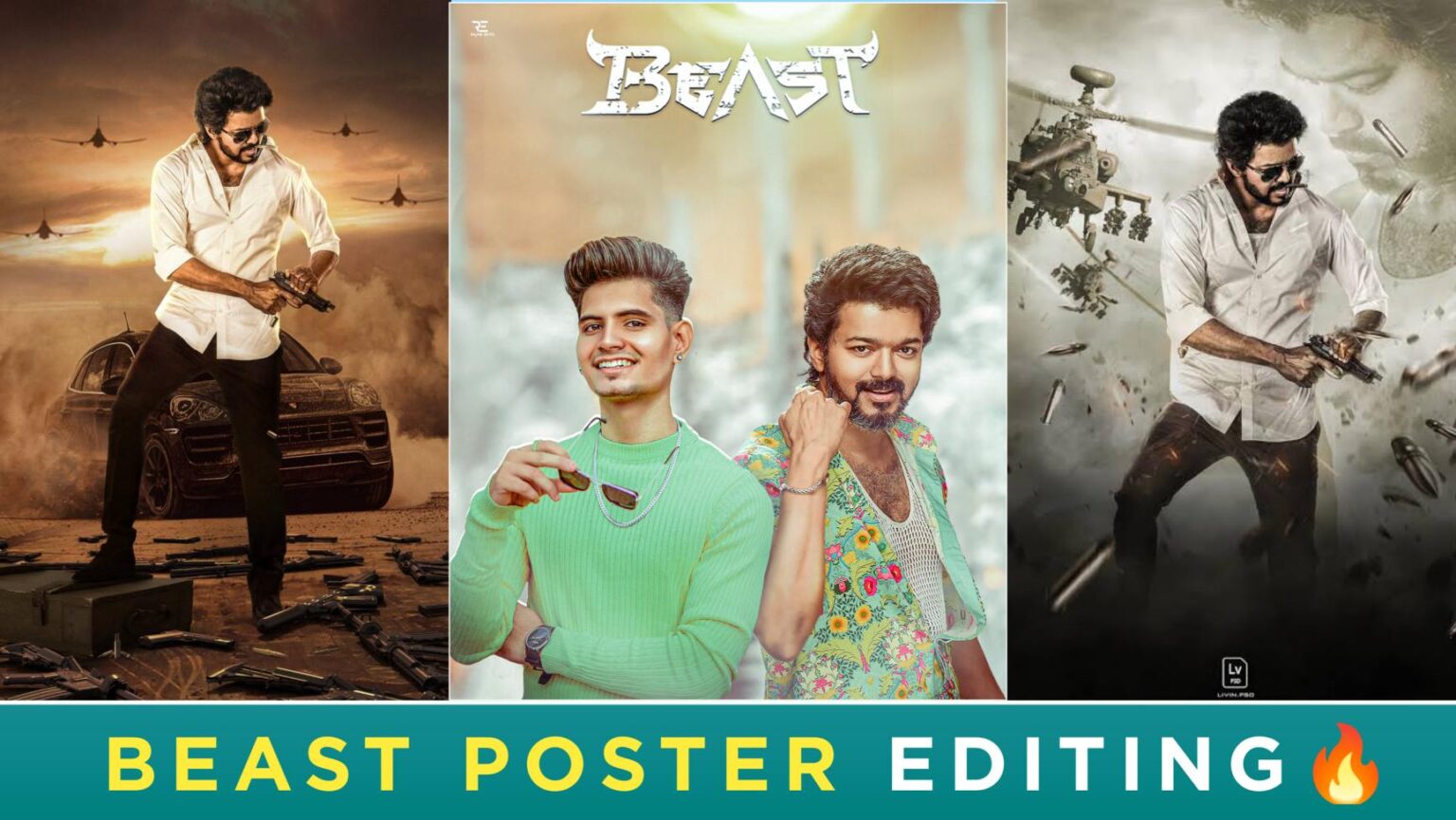 Beast editing poster | Beast movie poster editing background