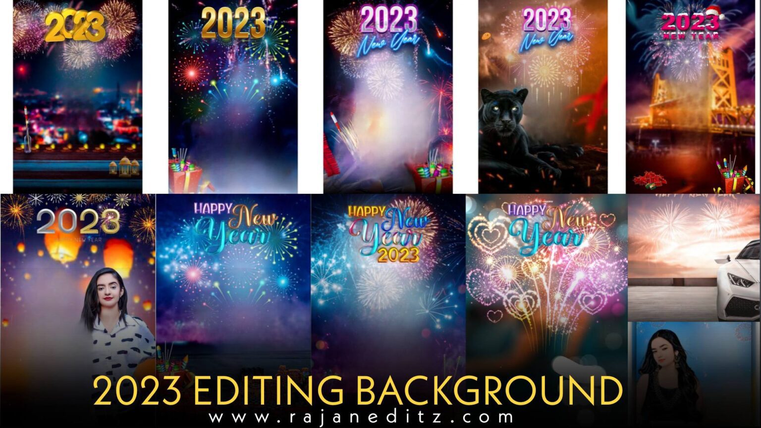 2023 photo editing background | Happy new year editing background picsart