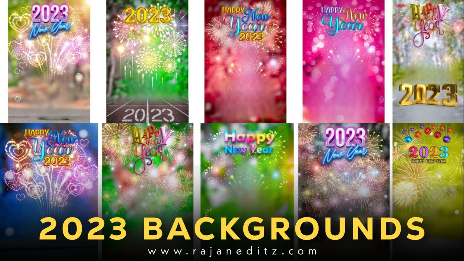 Photoshop 2023 editing background | Happy new year editing backgrounds