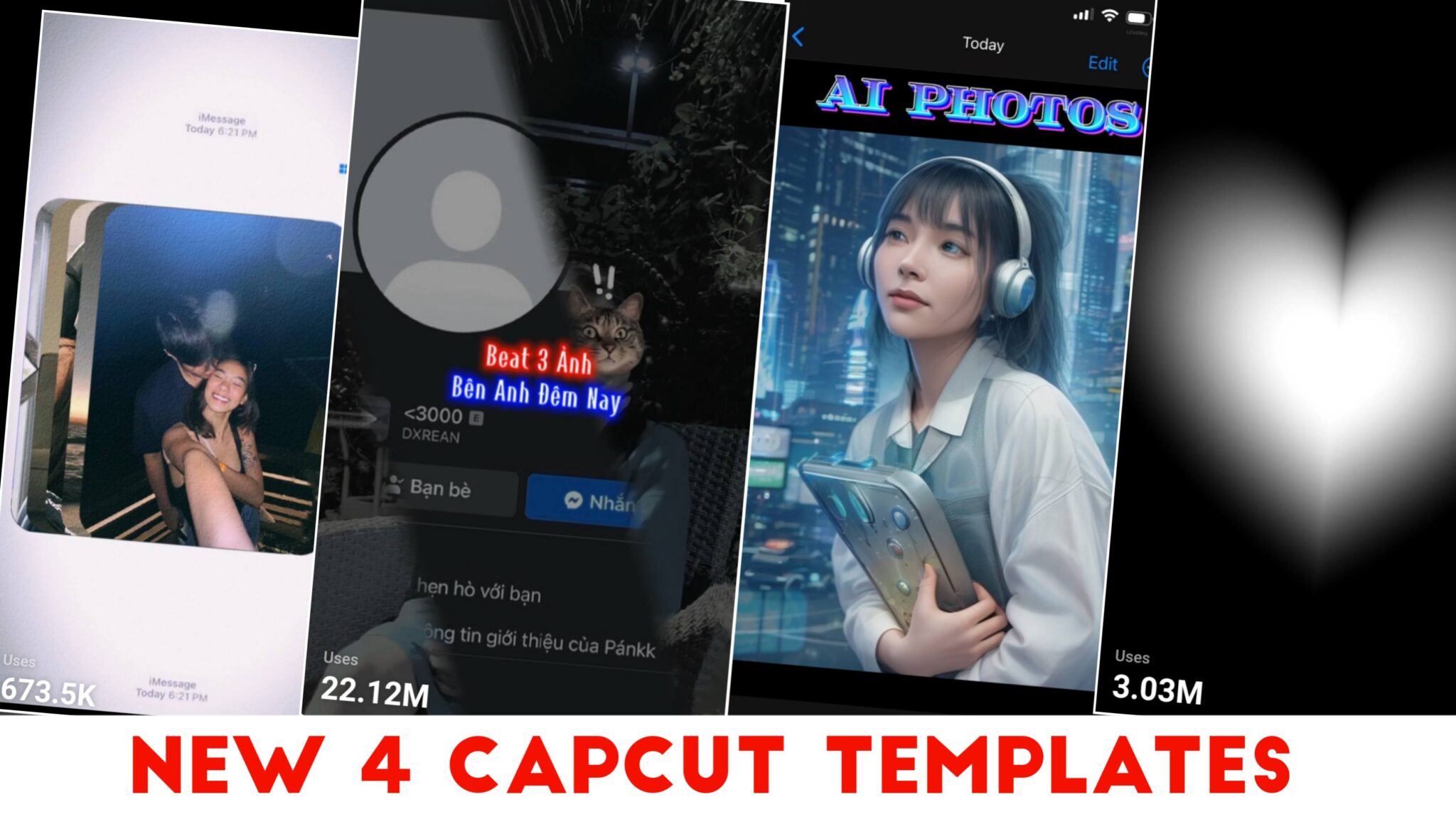 Capcut Template New Trend Instagram 🔥 | Top 4 Capcut Template