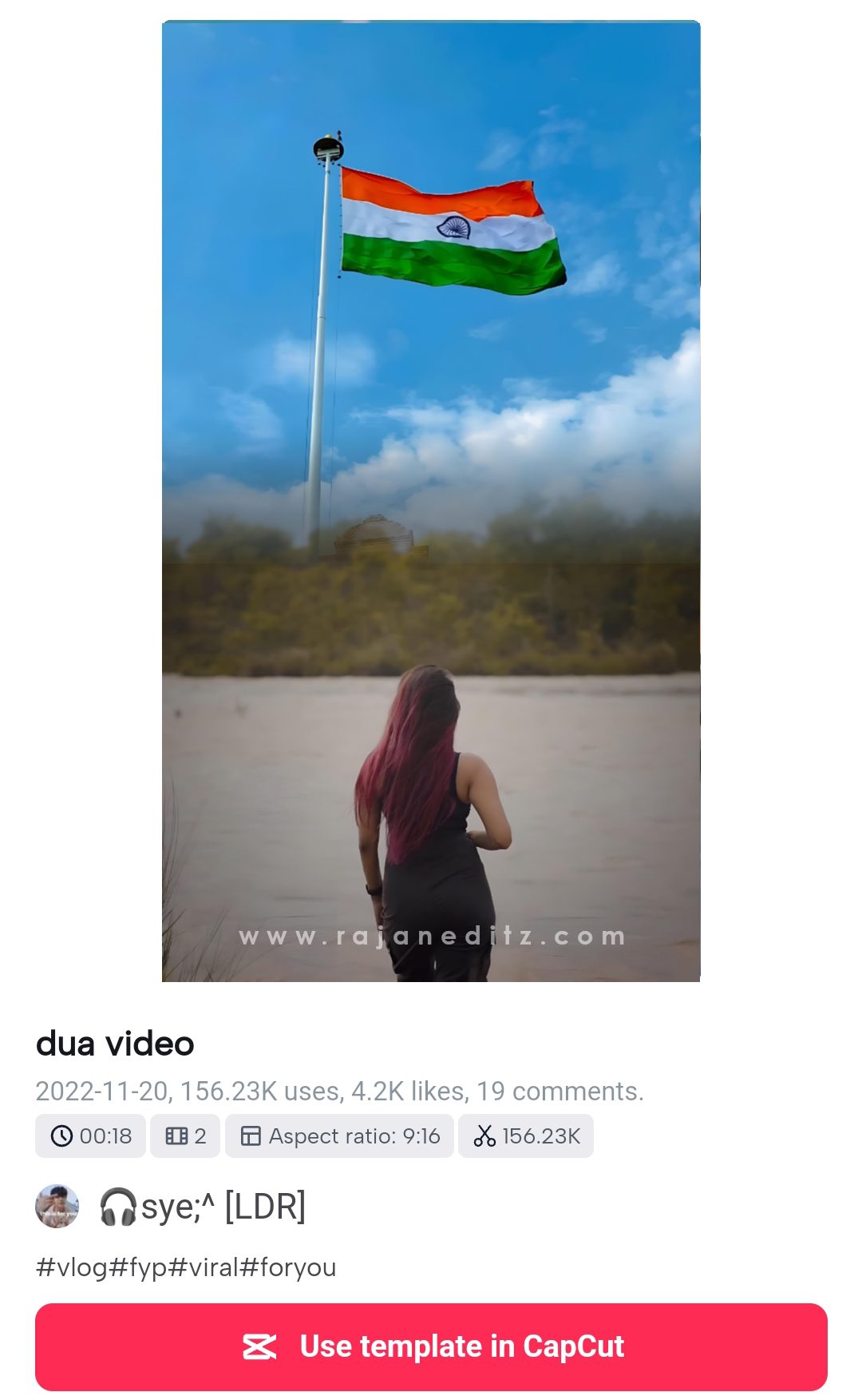 New Trend 15 August CapCut Template Link 2023