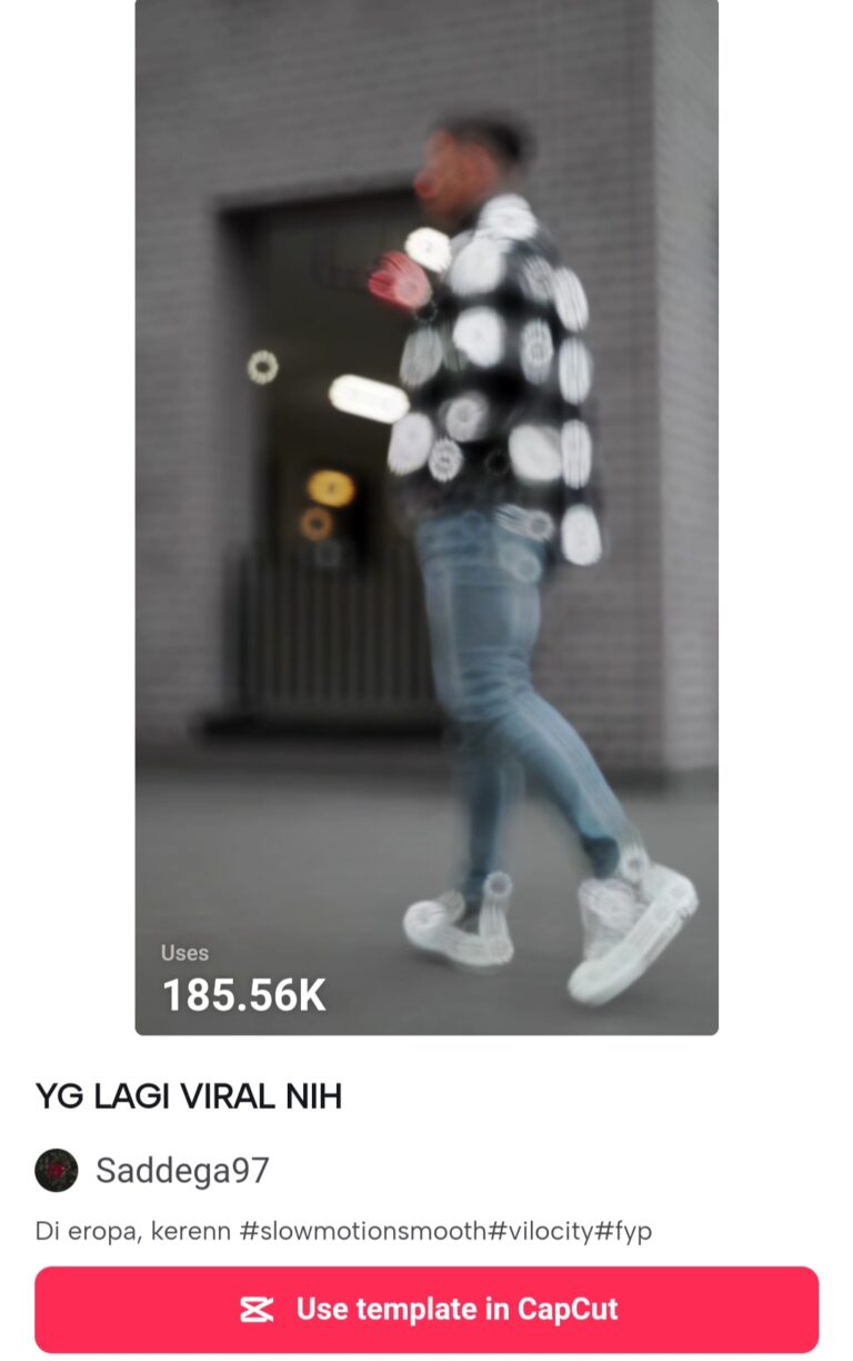 Smooth slow motion capcut template link | CapCut New Trend Template ...