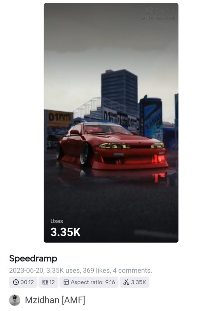 Speed Ramp Capcut Tempate Link 2023 | Top 20 Speed Ramp Capcut ...