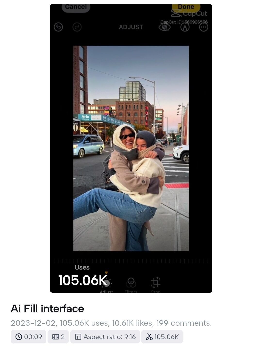 Ai Fill Interface CapCut Template Link 2023 (100 % Working Link)