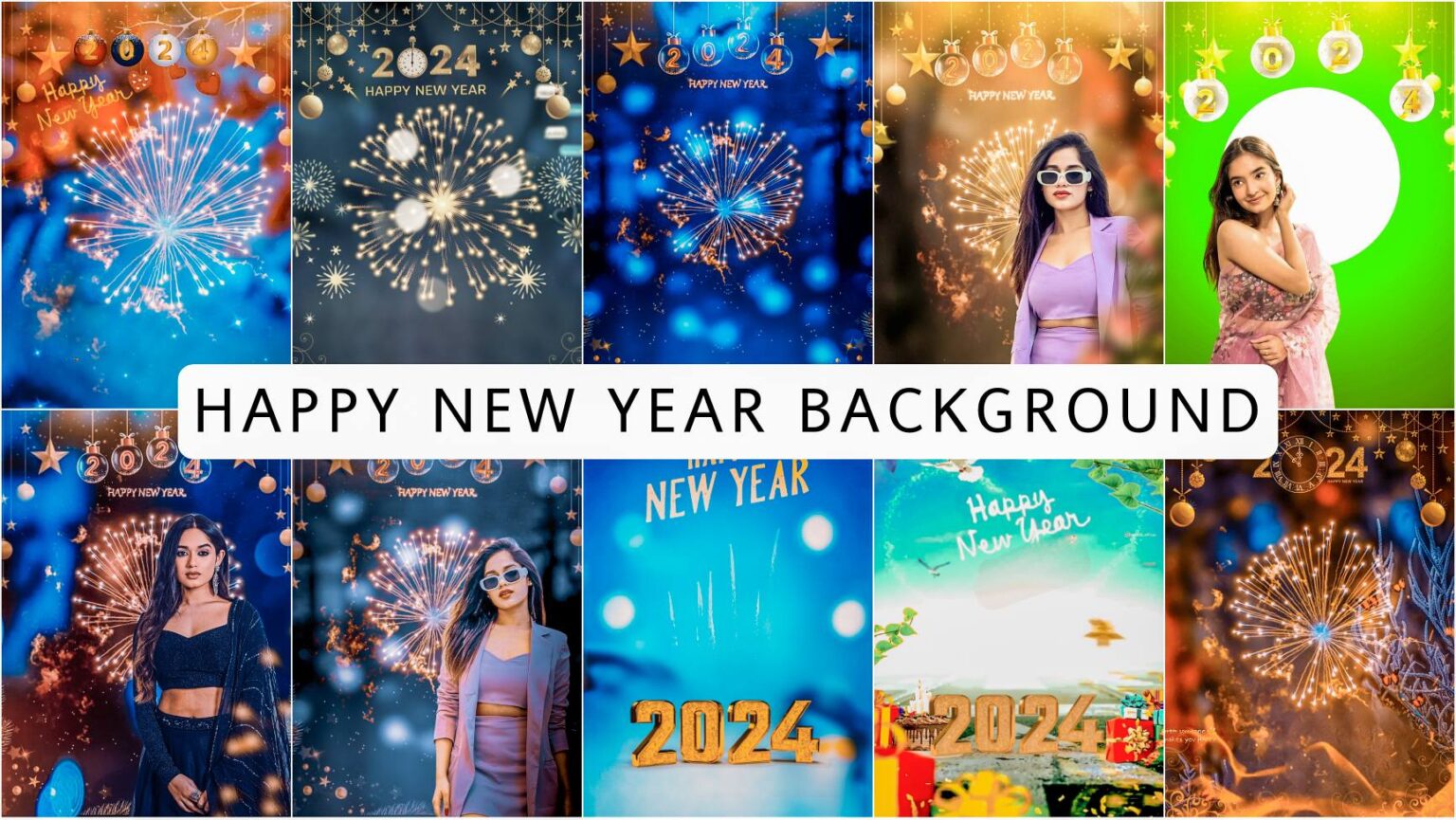 Happy New Year 2024 Photo Editing Hd Background Download