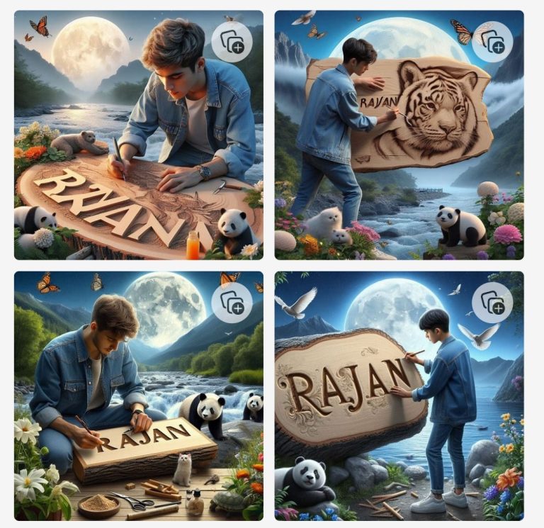 3D Viral Name Ai Images Generator With Bing Image Creator Prompts