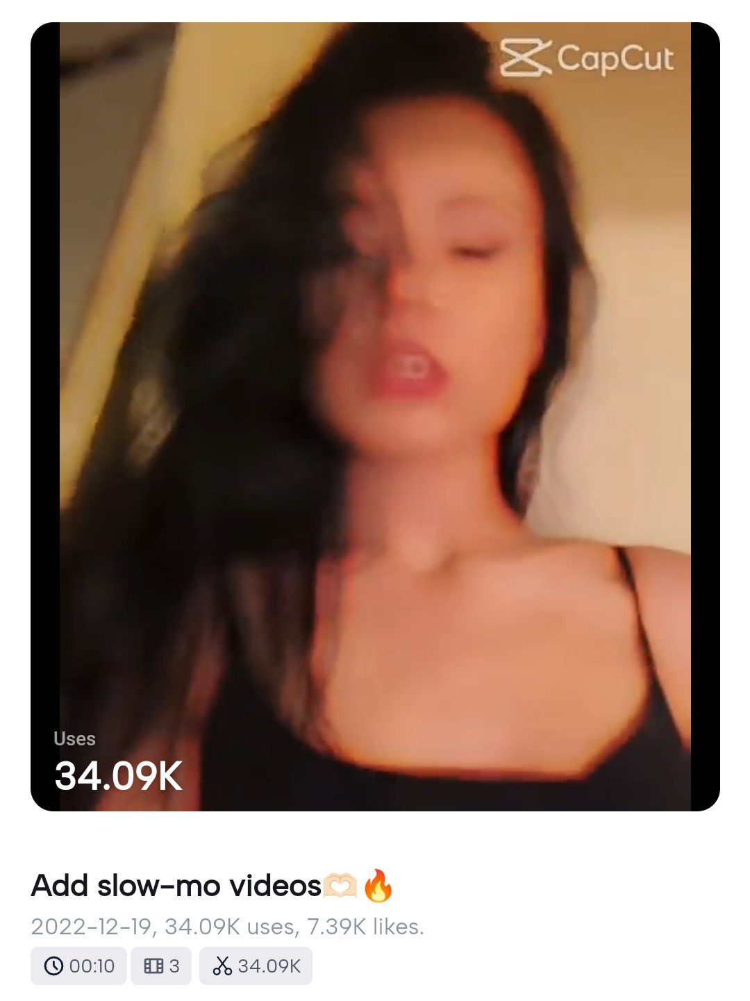 Slow Motion - CapCut Template Link [2024]