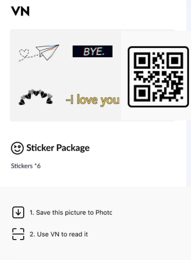VN Code – VN Video Editor QR Code Filters Fonts & New Template