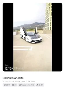 Car Edit Capcut Template Link 2025 100 Working Link