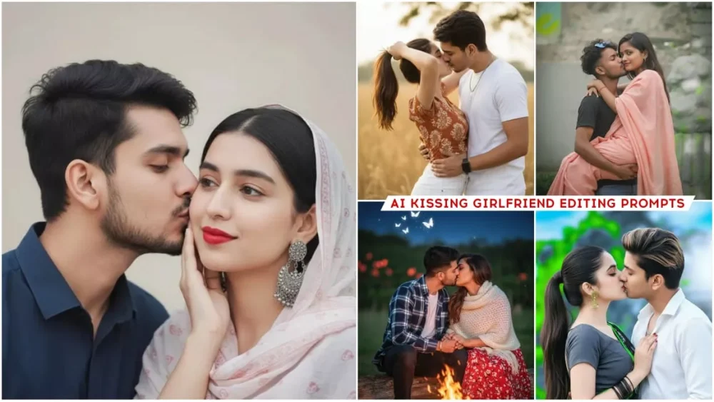 Google Gemini Ai Kissing Girlfriend Photo Editing Prompts 100% Real Face
