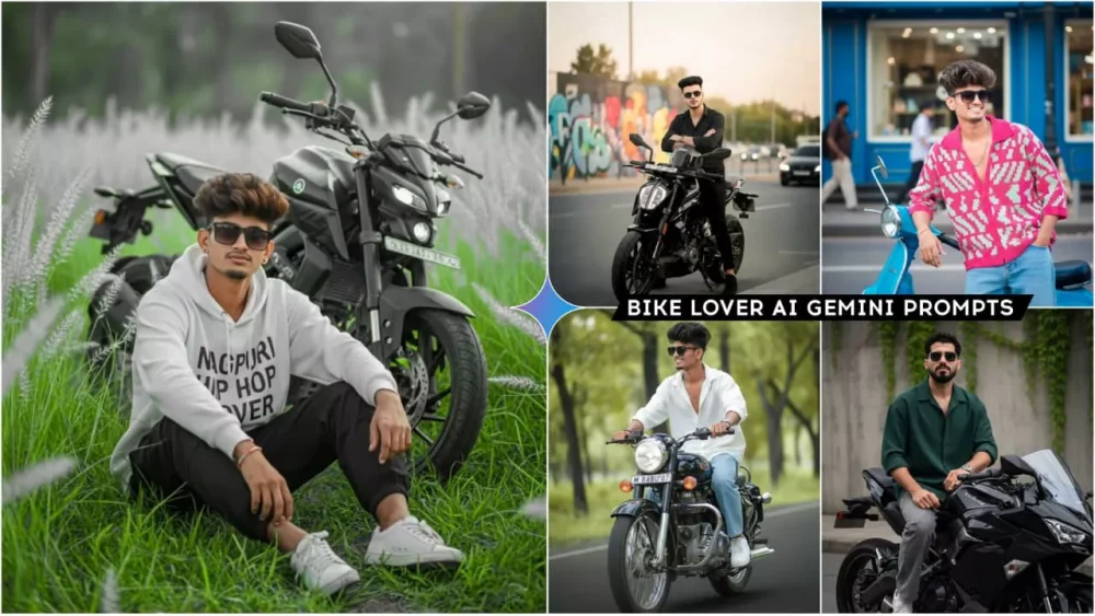 Google Gemini Bike Lover Ai Photo Editing Prompts With Real Face
