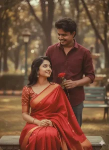 Google Gemini Retro Indian Couple Ai Photo Editing Prompts With Real Face