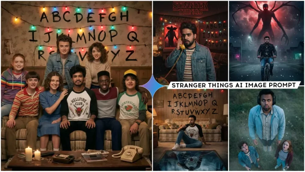Google Gemini Stranger Things Ai Photo Editing Prompts 2025